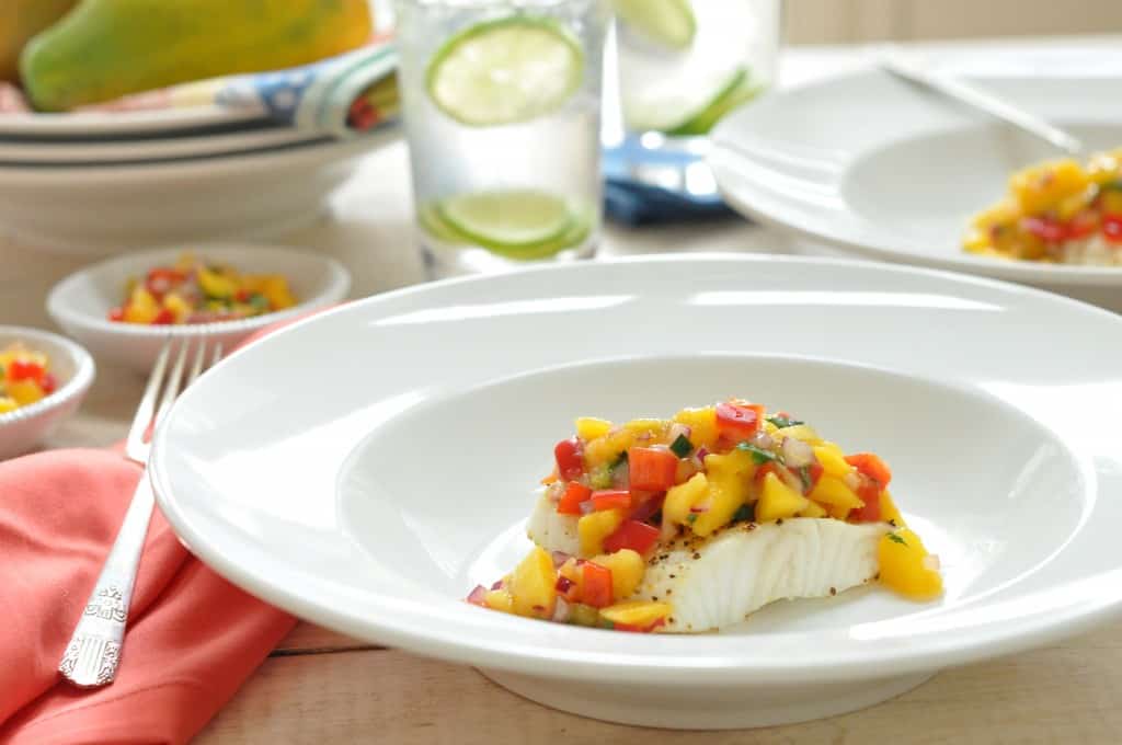 Sea Bass With Mango Salsa at James Aviles blog
