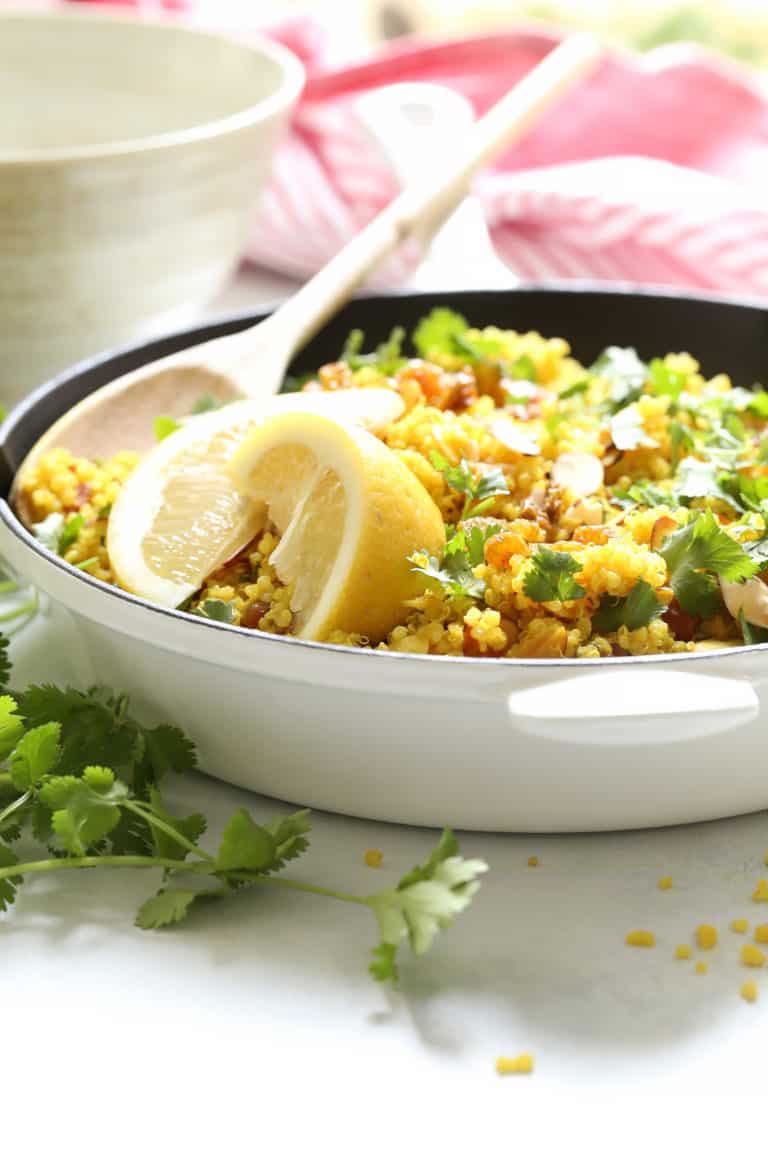 Lemony Quinoa with Turmeric