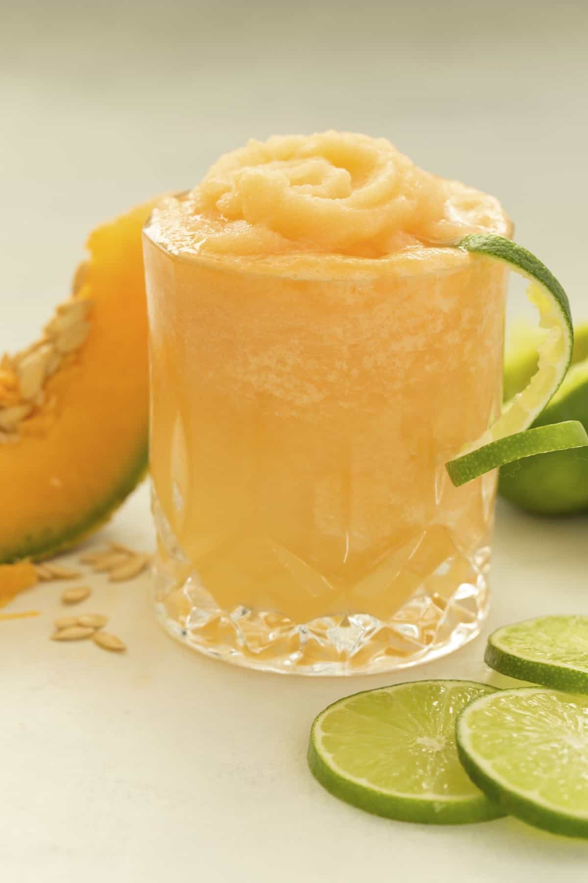 Cantaloupe LIme Slush