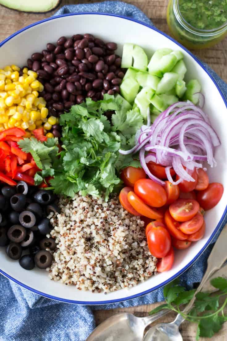 Quinoa Black Bean Salad - The Harvest Kitchen