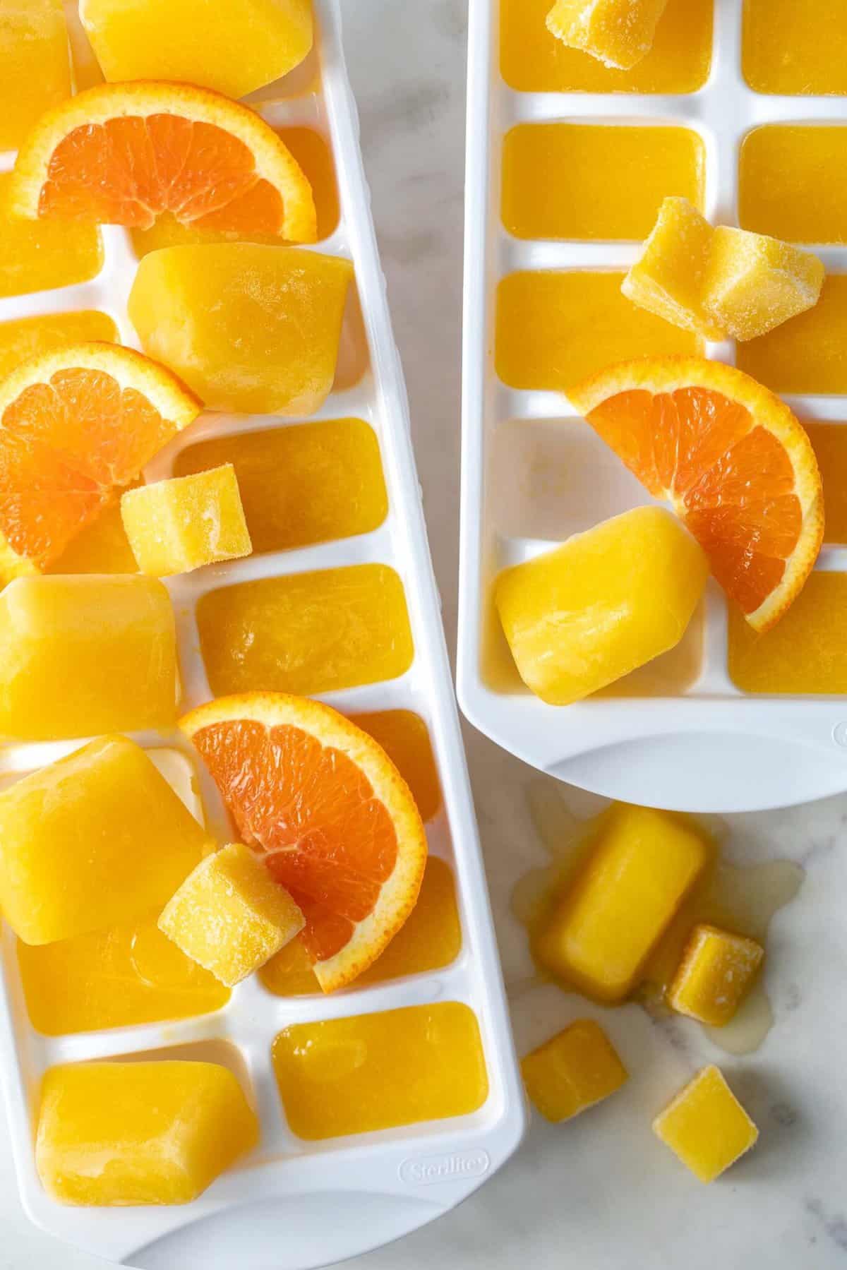Mango Nectar Juice Cubes - The Harvest Kitchen