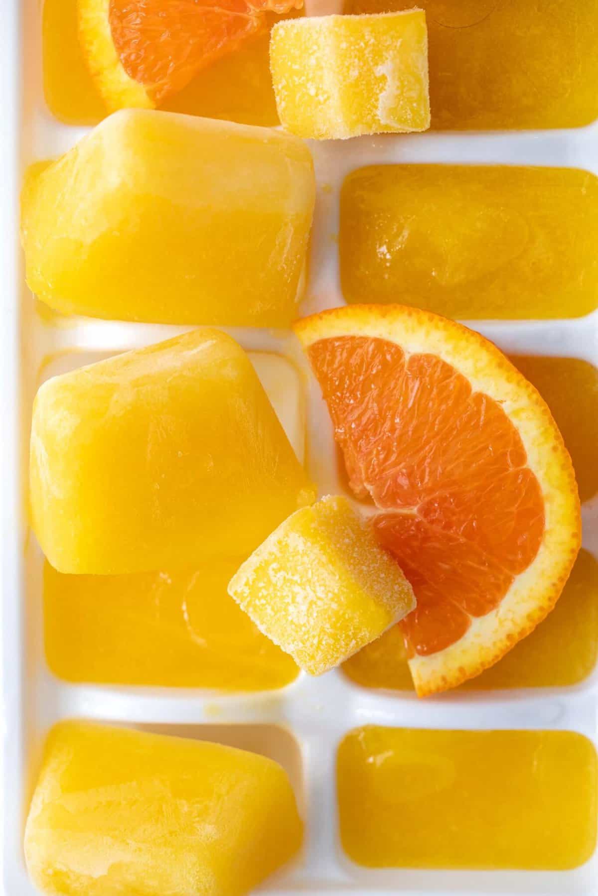 Mango Nectar Juice Cubes - The Harvest Kitchen