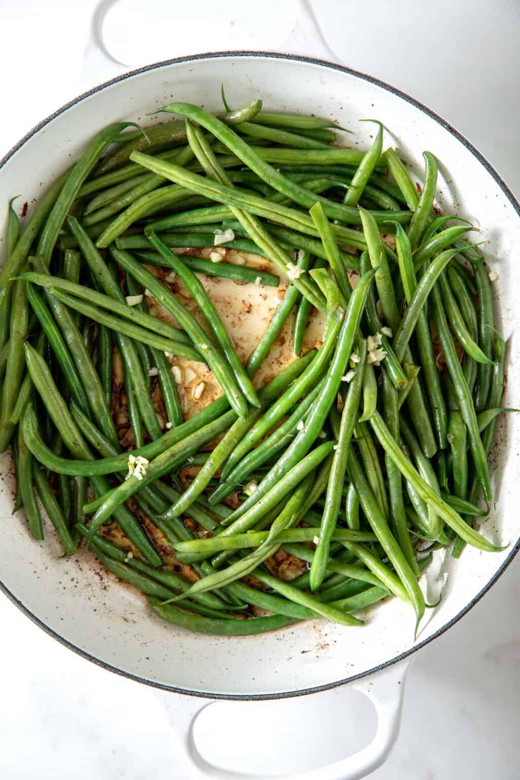 Easy Skillet Haricot Verts - The Harvest Kitchen
