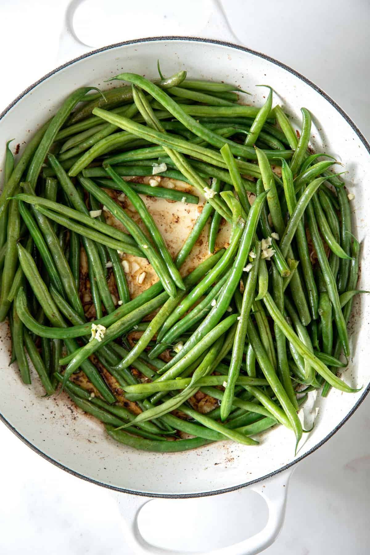 Easy Skillet Haricot Verts - The Harvest Kitchen