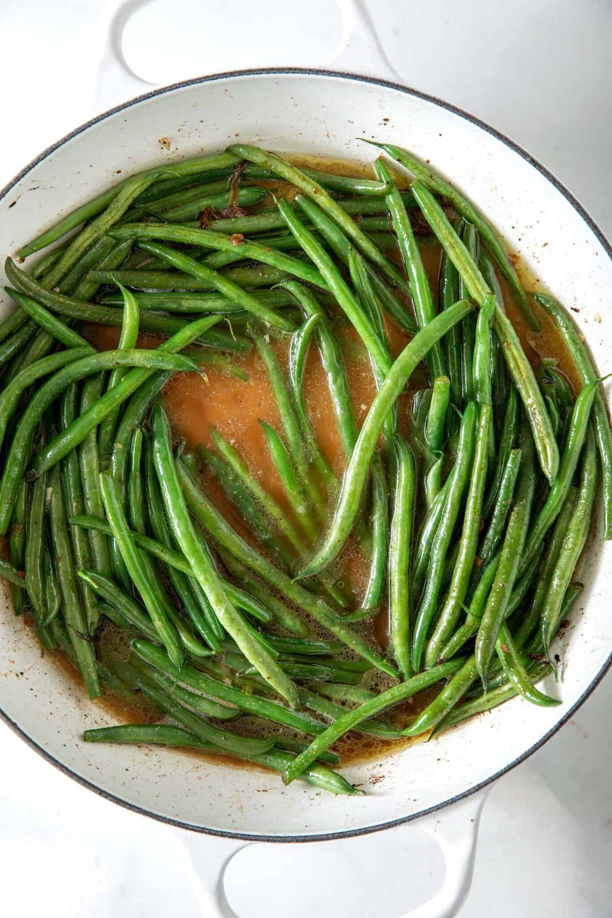 Easy Skillet Haricot Verts - The Harvest Kitchen