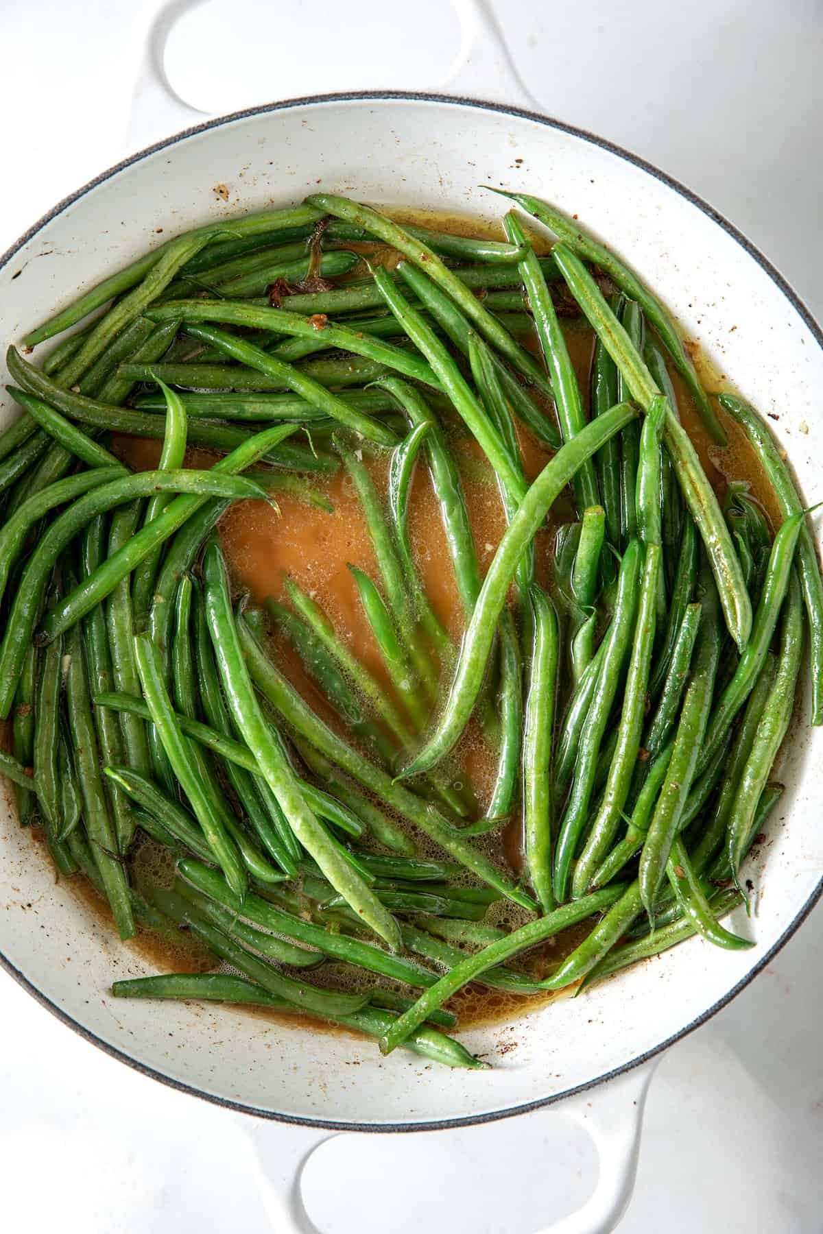 Easy Skillet Haricot Verts - The Harvest Kitchen