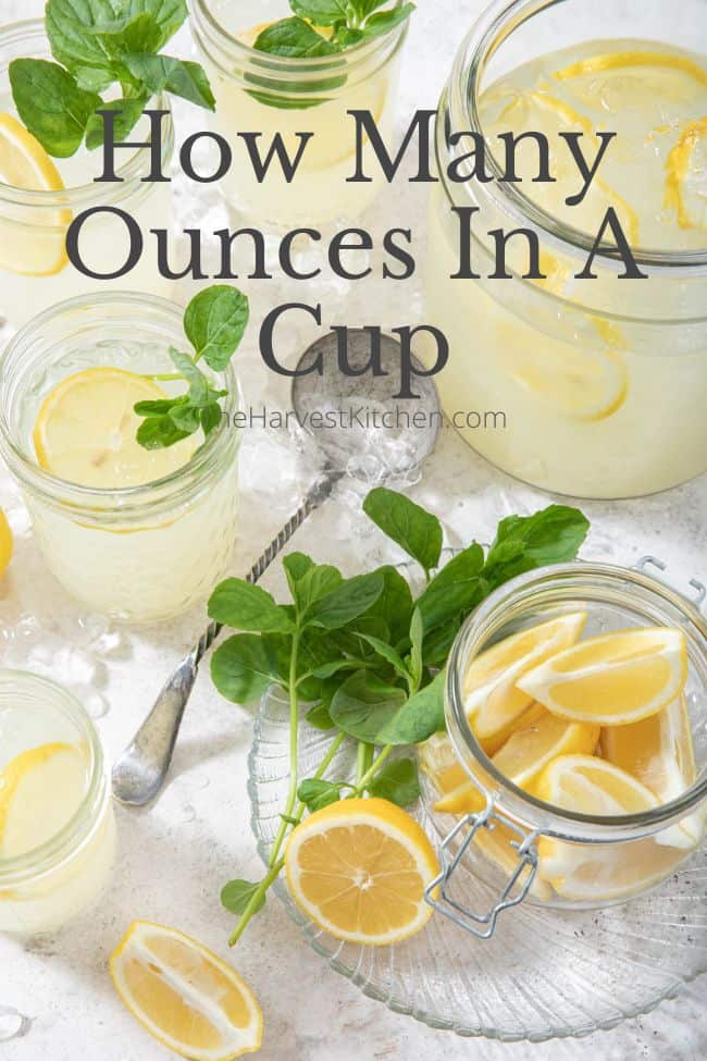 How Many Ounces in a Cup - The Harvest Kitchen
