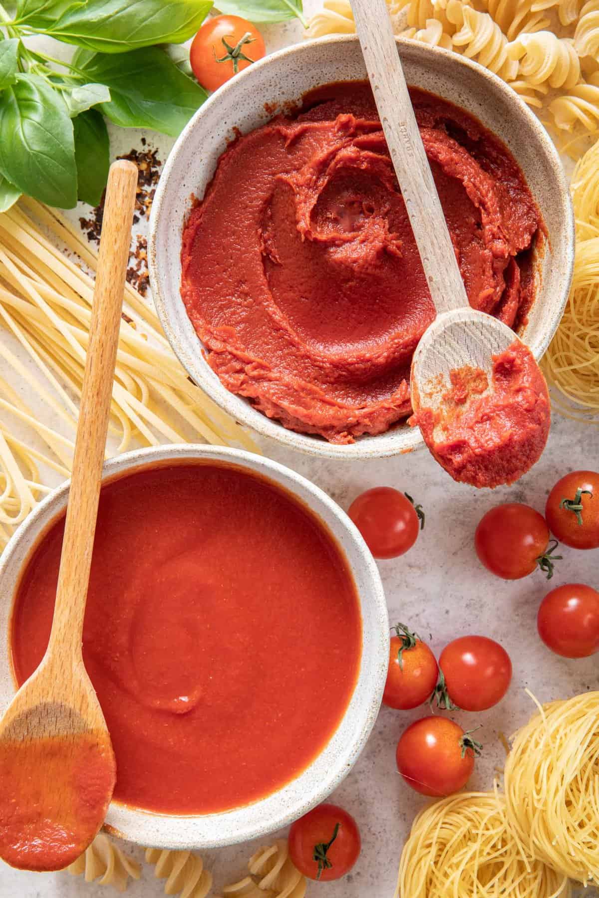 Tomato Sauce vs Paste - The Harvest Kitchen Tomato Sauce vs Paste - The Harvest Kitchen