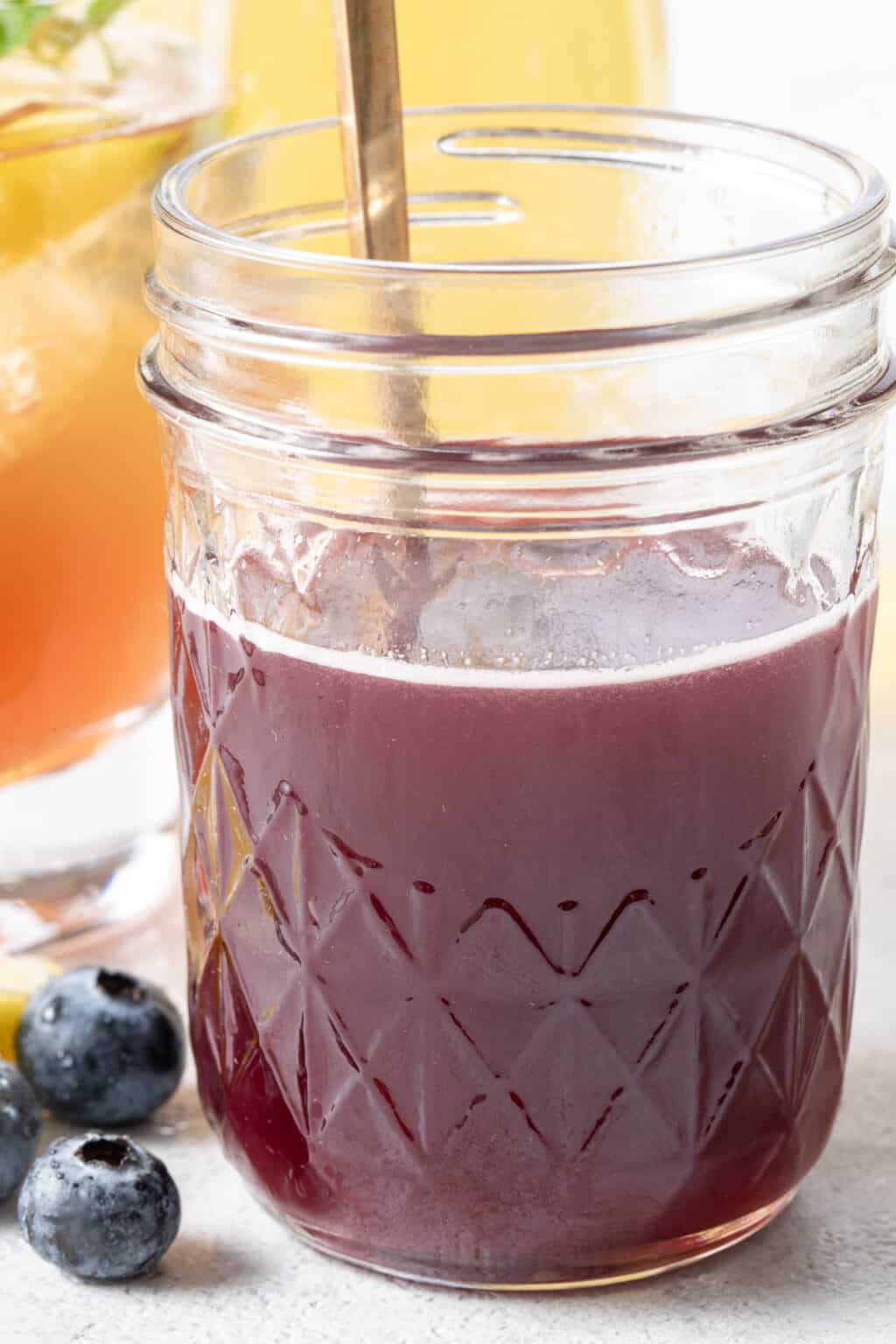 Blueberry Simple Syrup - The Harvest Kitchen