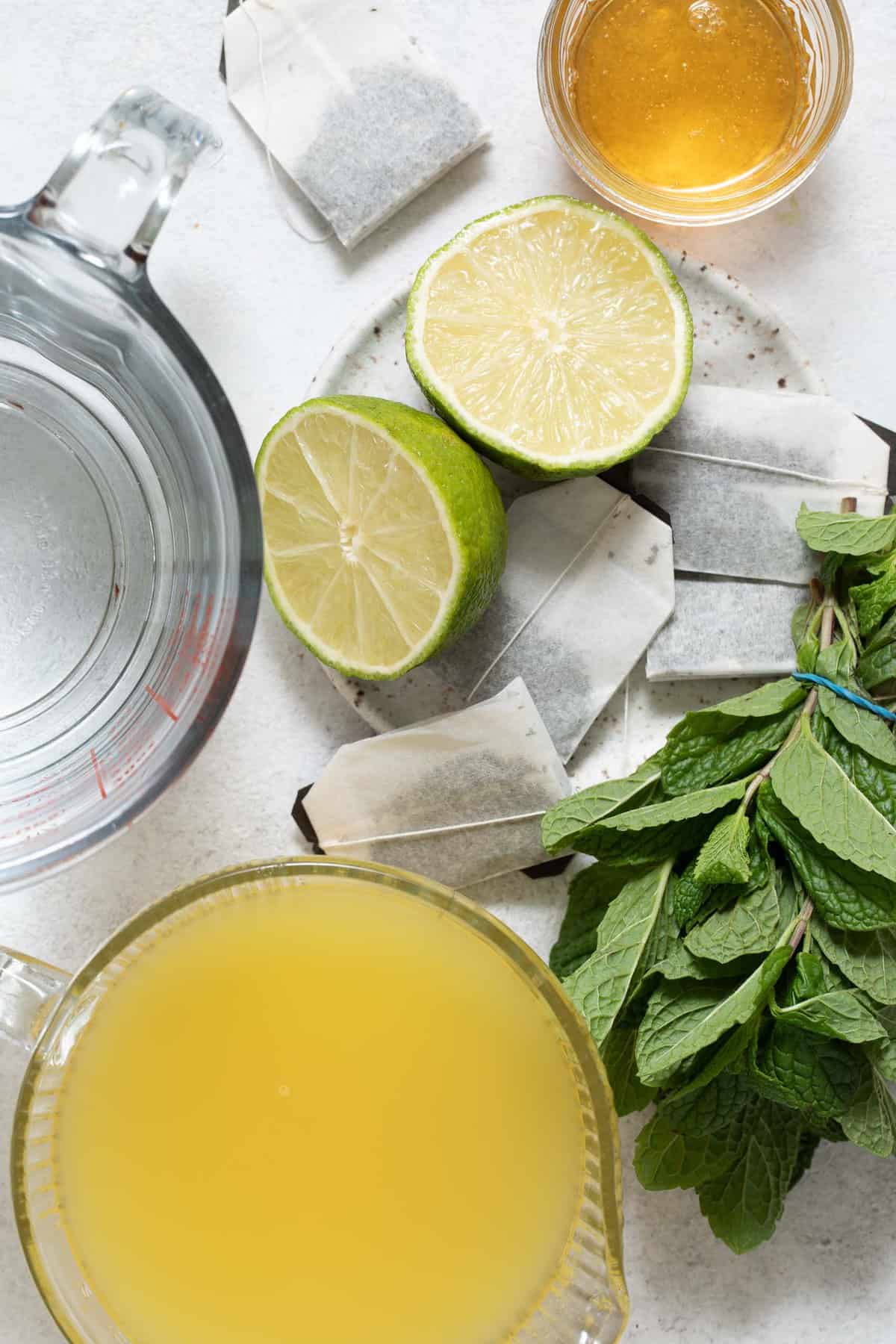 Iced Pineapple Mint Green Tea - The Harvest Kitchen