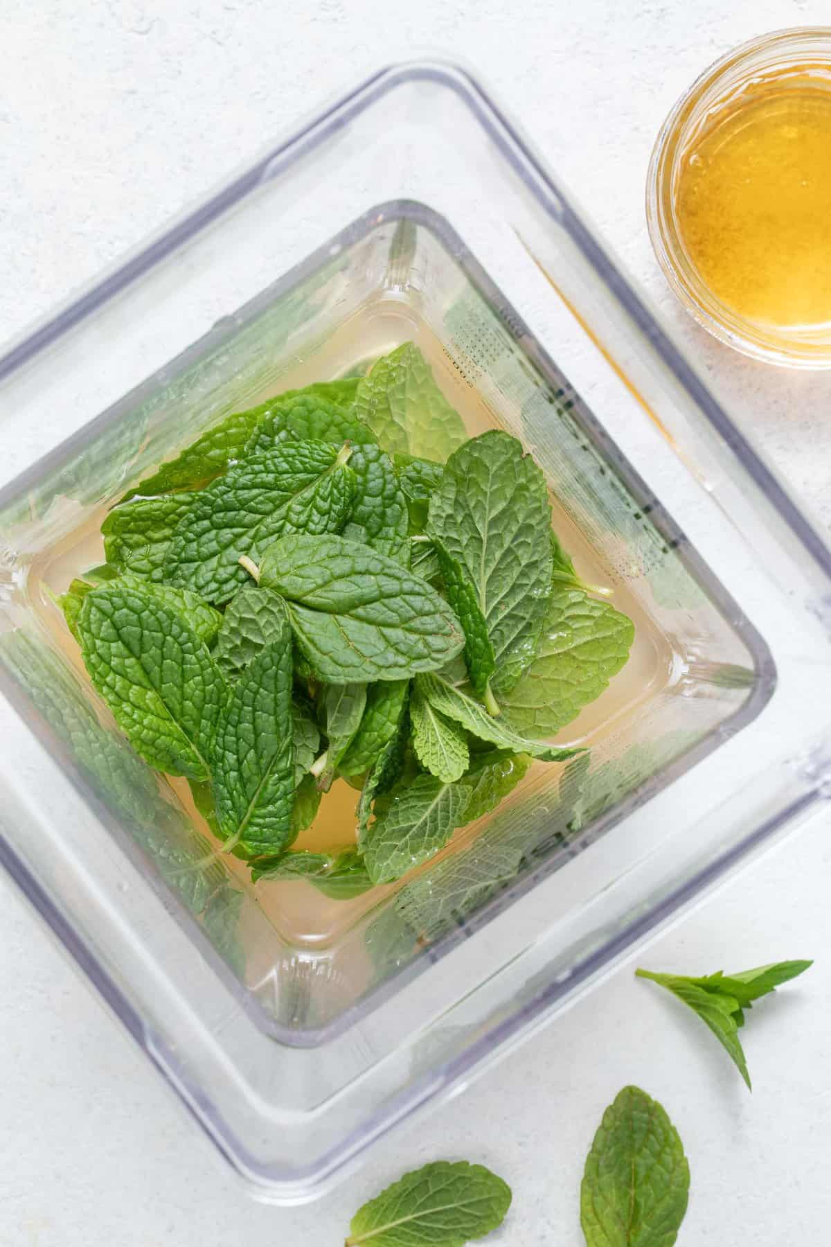 Mint Simple Syrup - The Harvest Kitchen