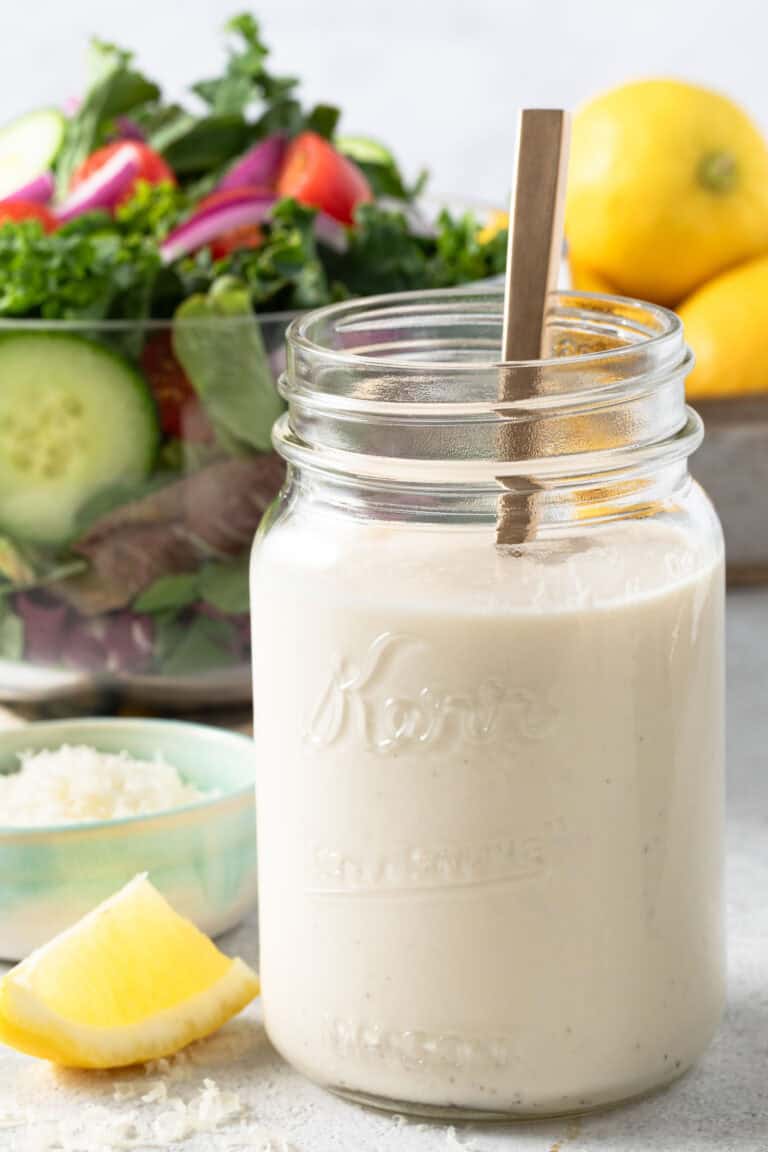 Creamy Lemon Salad Dressing - The Harvest Kitchen