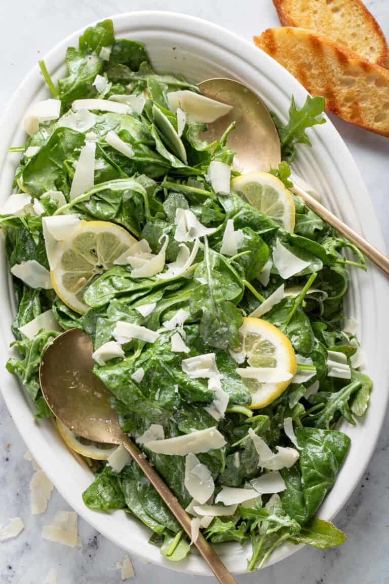 Lemon Arugula Salad - The Harvest Kitchen