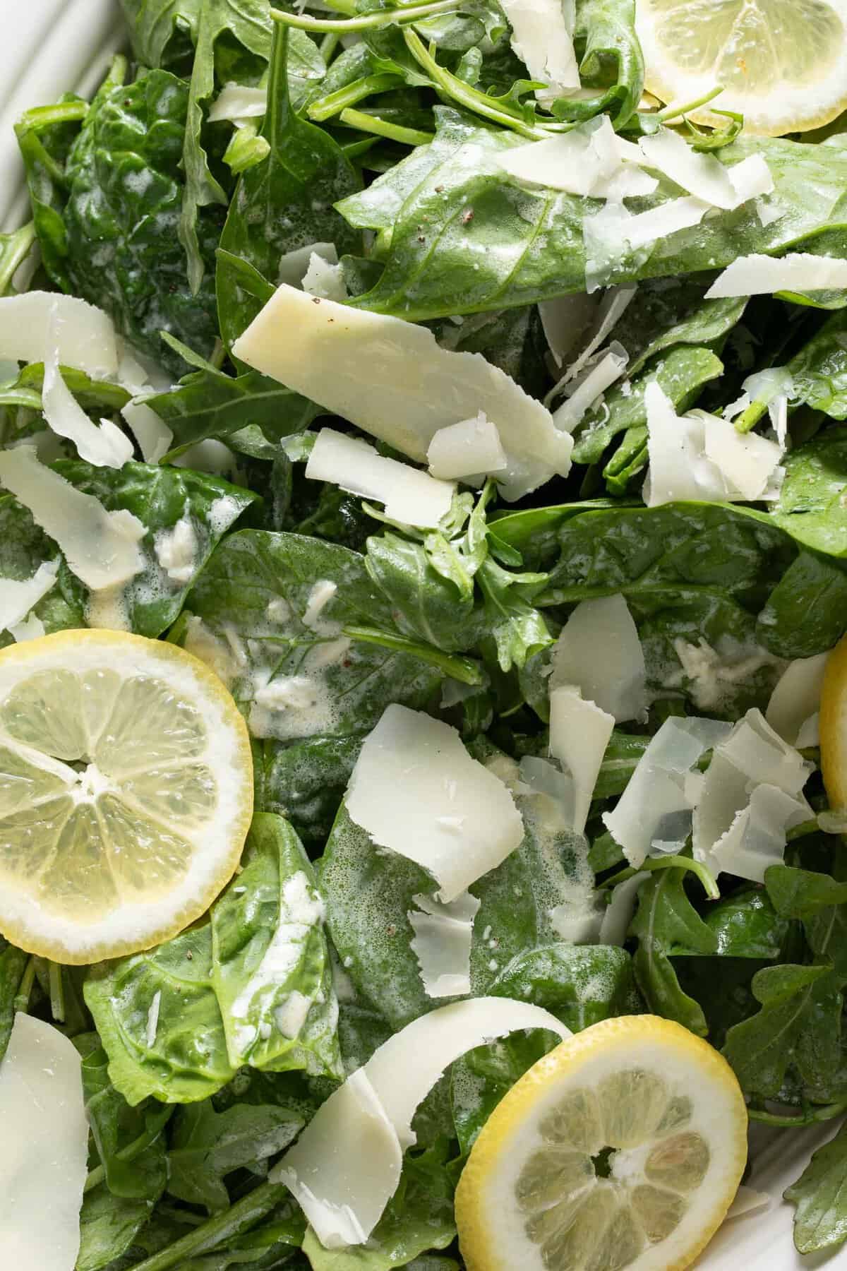 Lemon Arugula Salad - The Harvest Kitchen