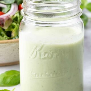 Creamy Basil Salad Dressing - The Harvest Kitchen