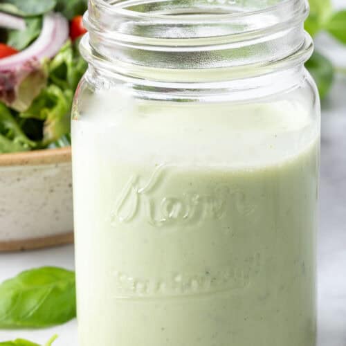 Creamy Basil Salad Dressing - The Harvest Kitchen