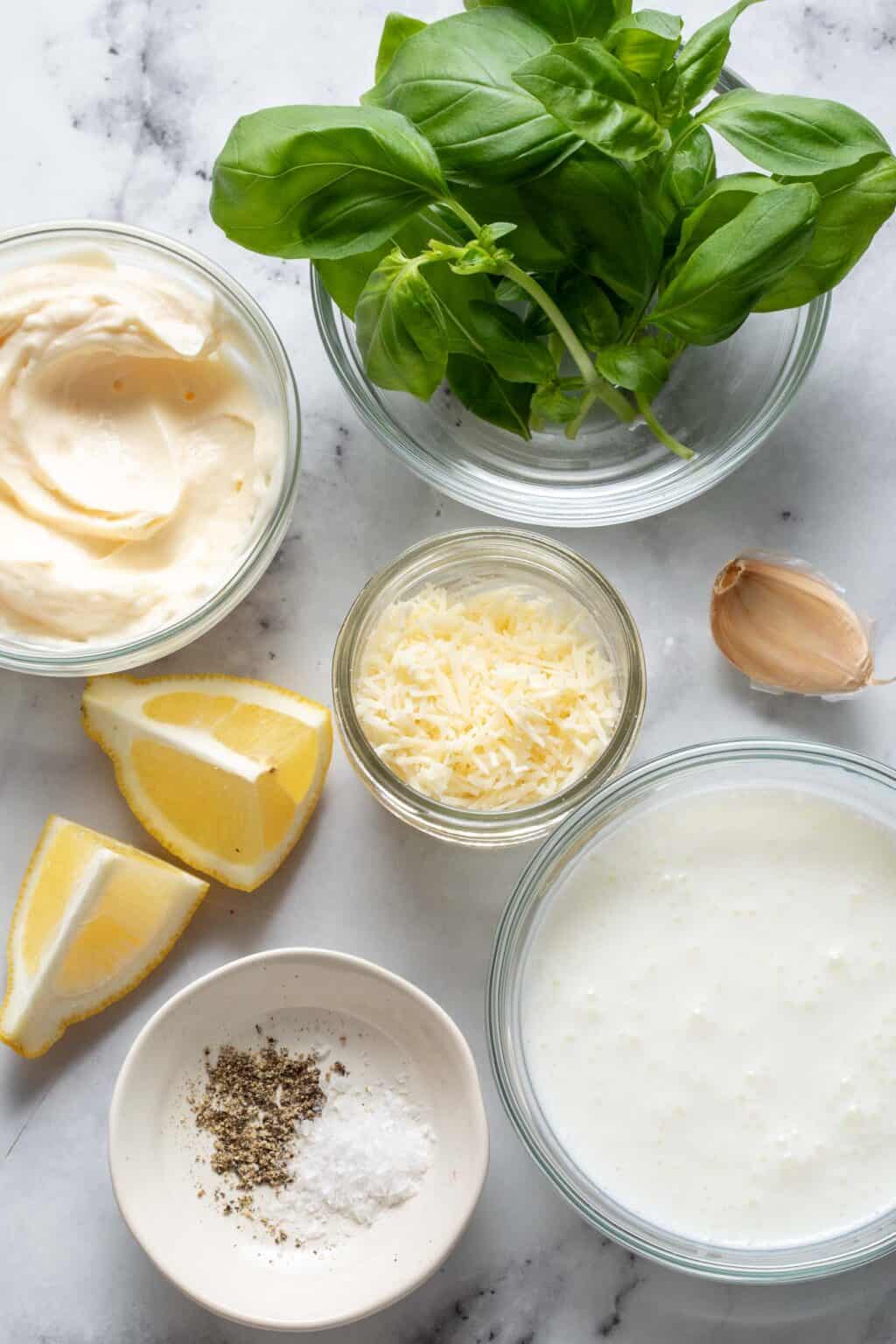Creamy Basil Salad Dressing - The Harvest Kitchen
