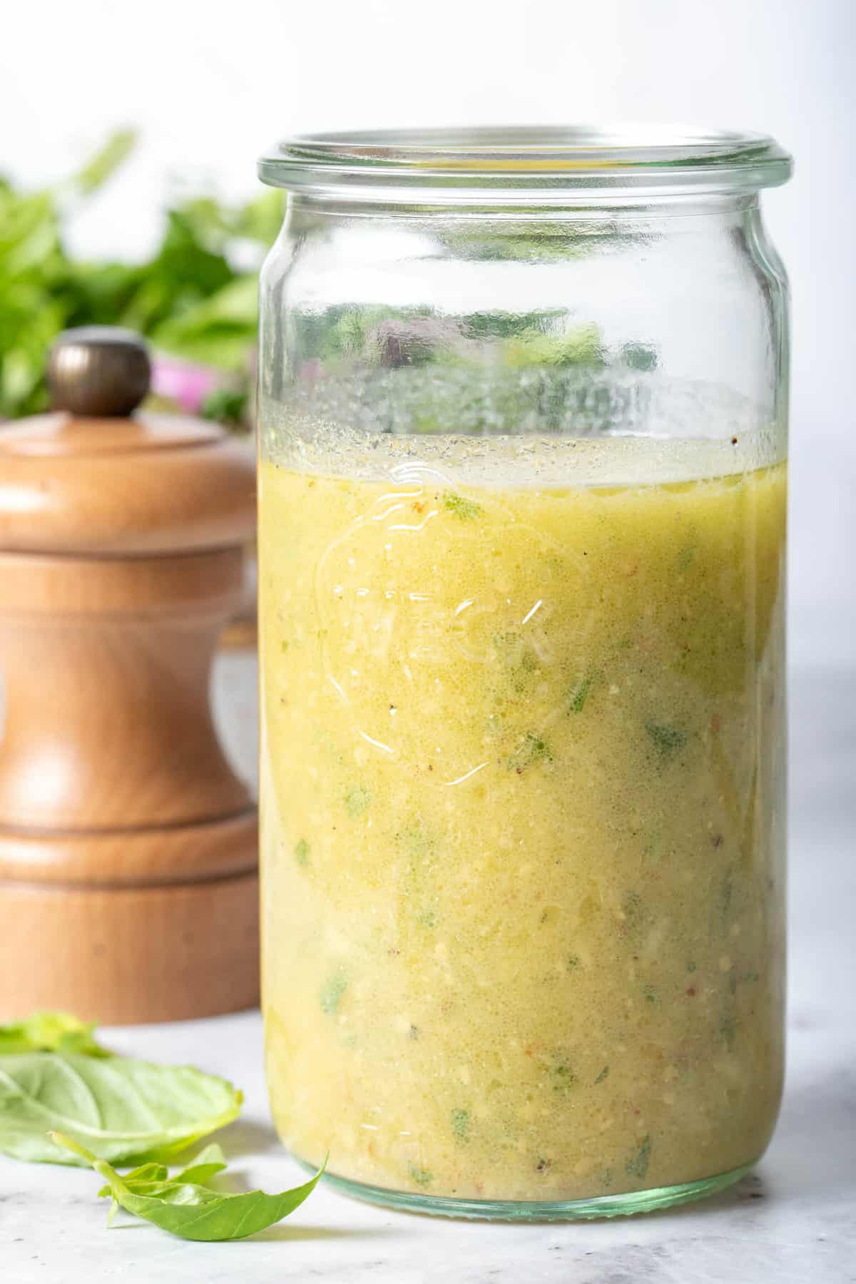 Fresh Basil Dressing - The Harvest Kitchen
