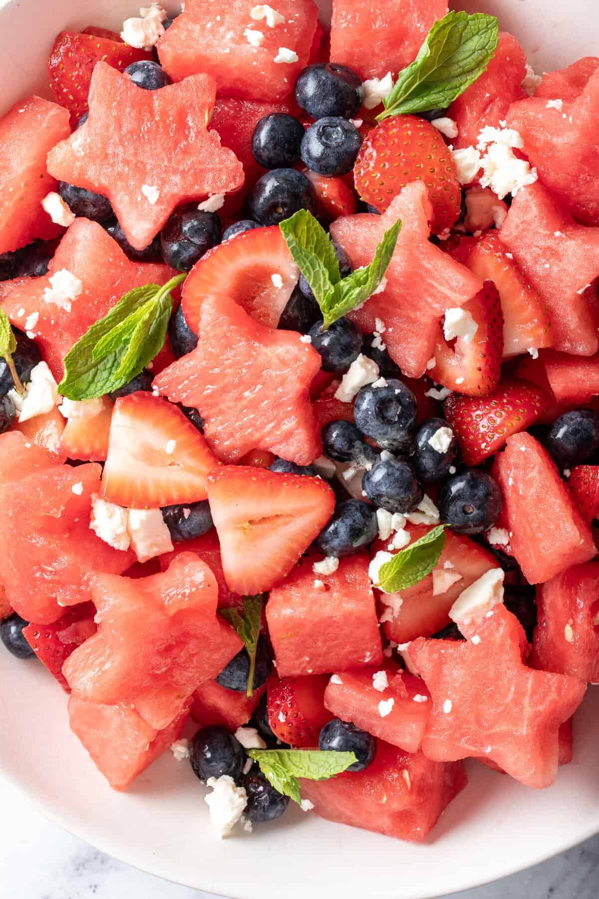 4th of July Fruit Salad - The Harvest Kitchen