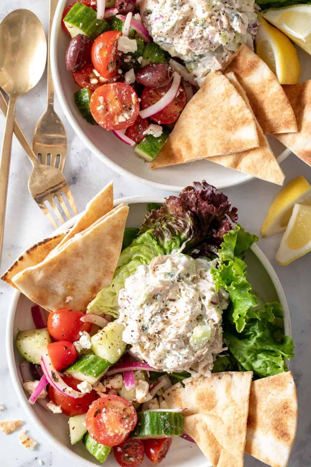 Greek Tzatziki Chicken Salad - The Harvest Kitchen