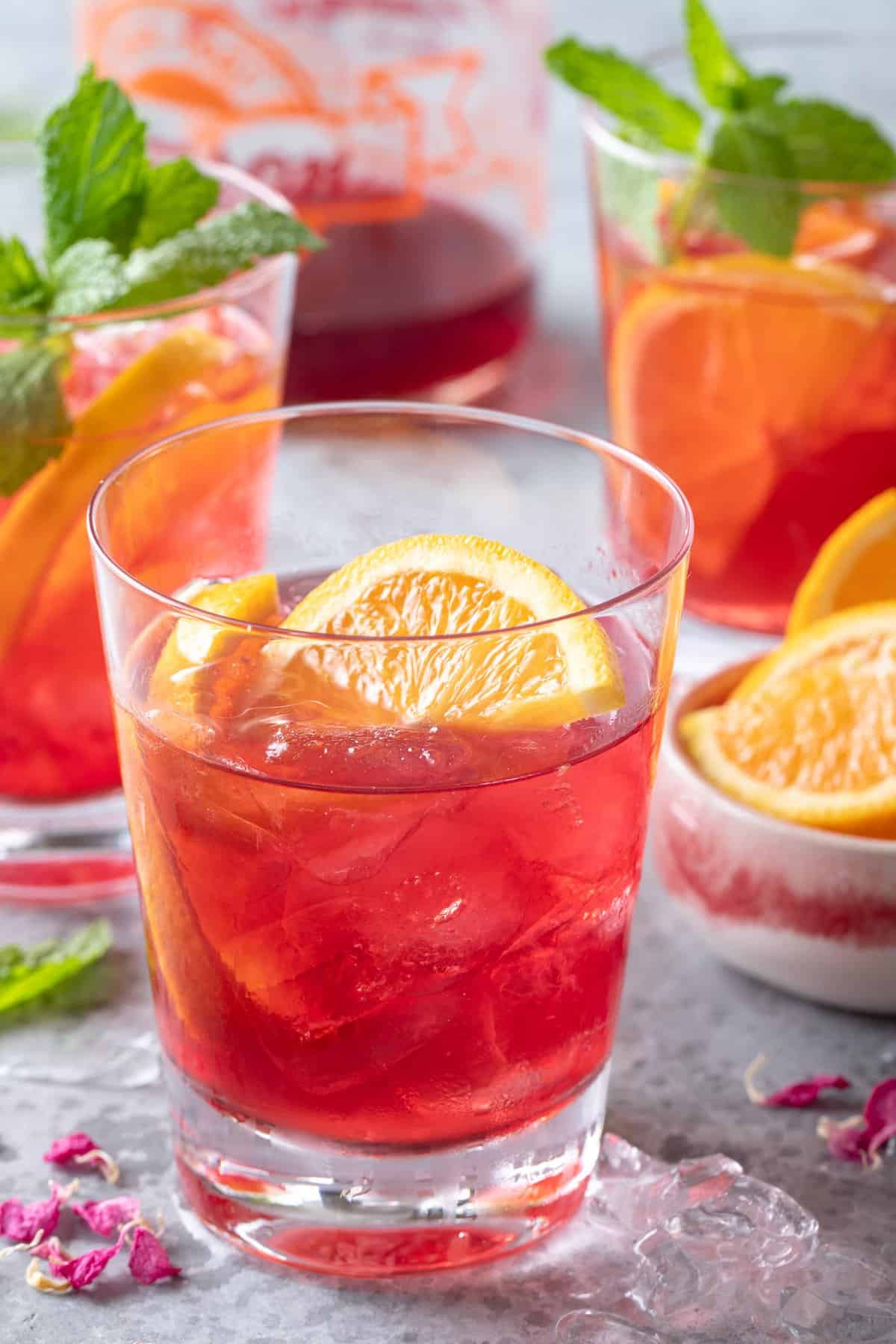 Iced Cranberry Orange Green Tea - The Harvest Kitchen
