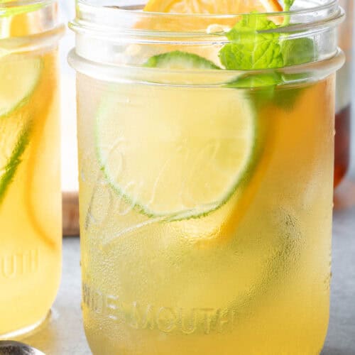 Fruit Infused Iced Green Tea - The Harvest Kitchen