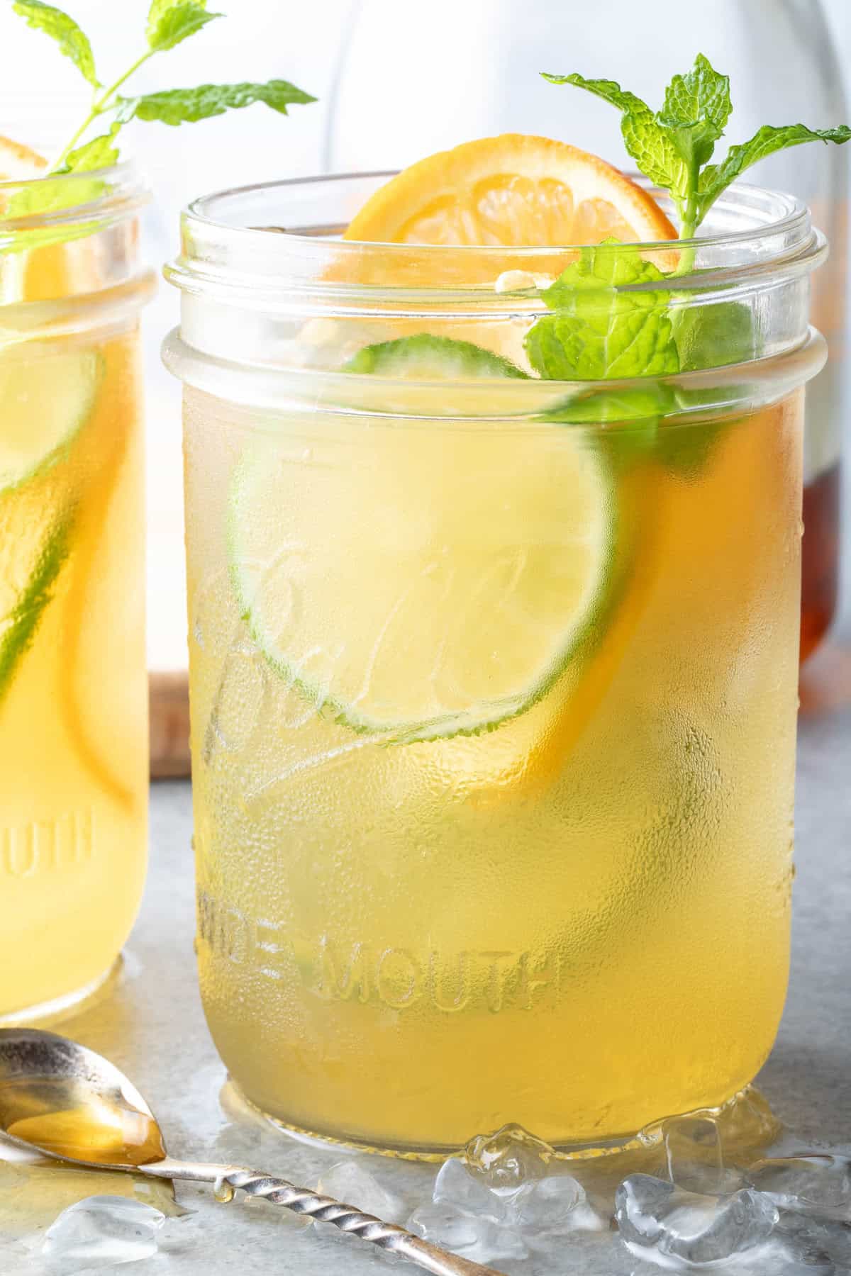 Fruit Infused Iced Green Tea - The Harvest Kitchen