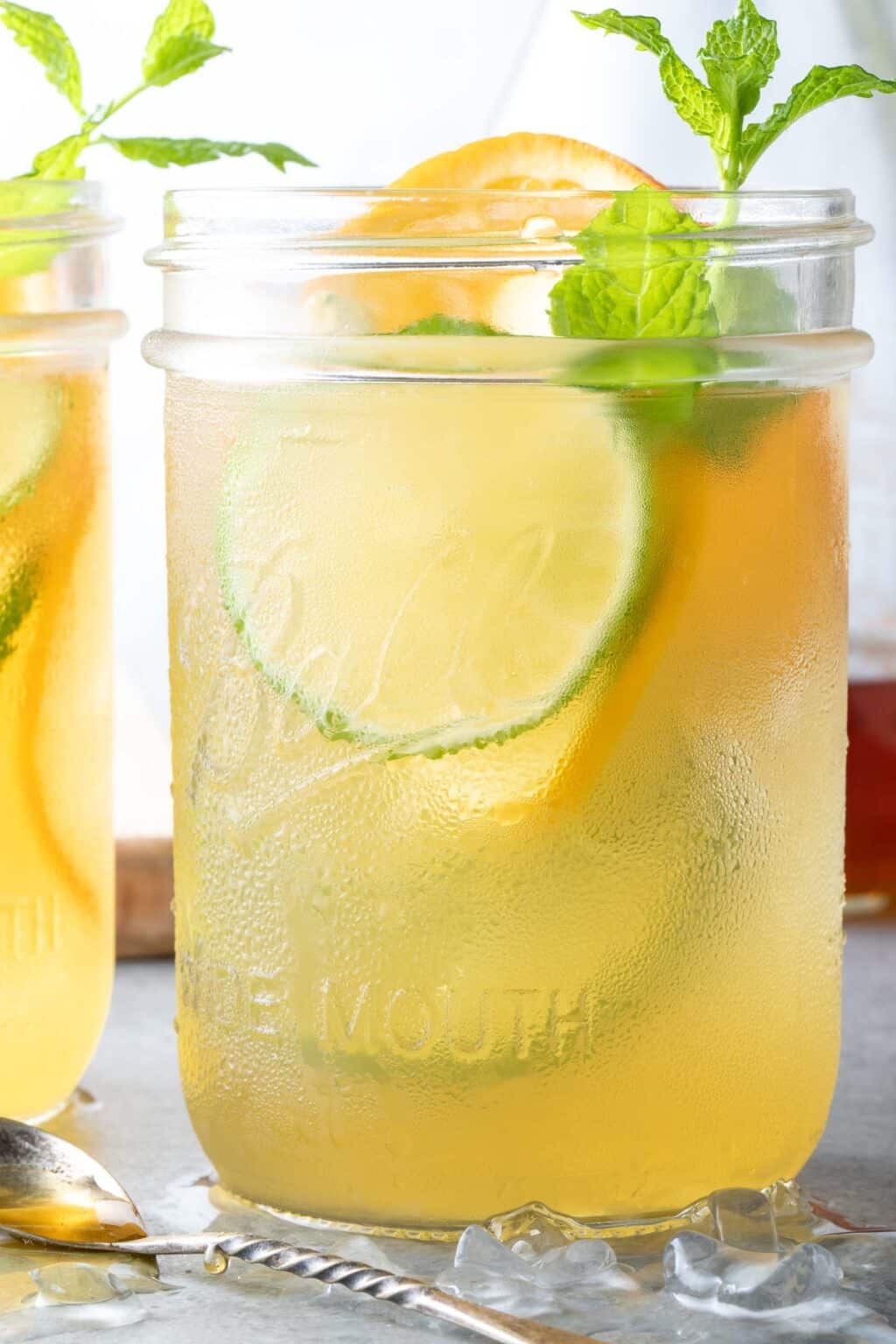 Fruit Infused Iced Green Tea - The Harvest Kitchen