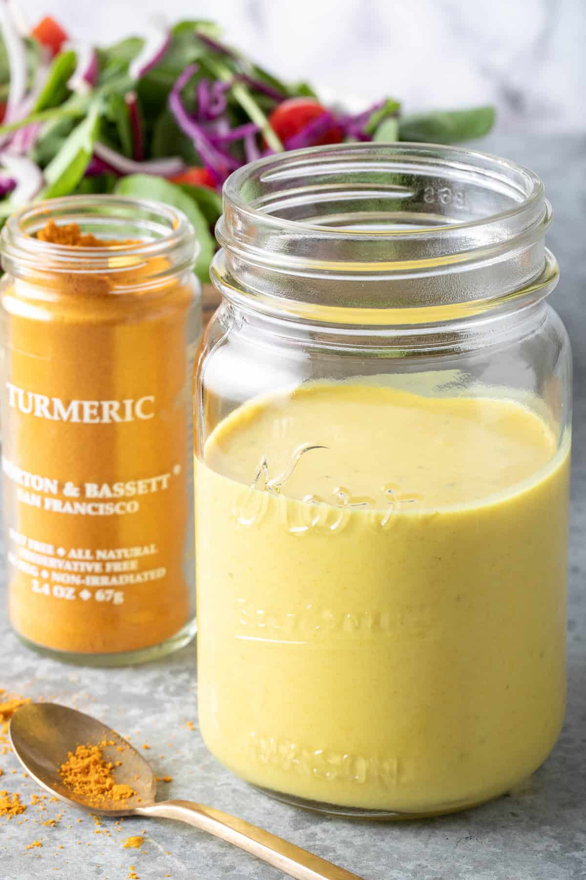 Turmeric Lemon Tahini Dressing - The Harvest Kitchen