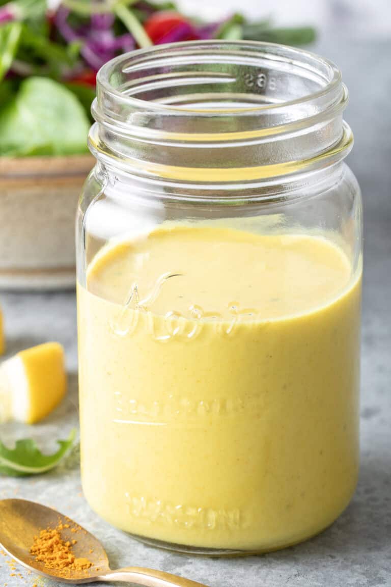 Turmeric Lemon Tahini Dressing - The Harvest Kitchen