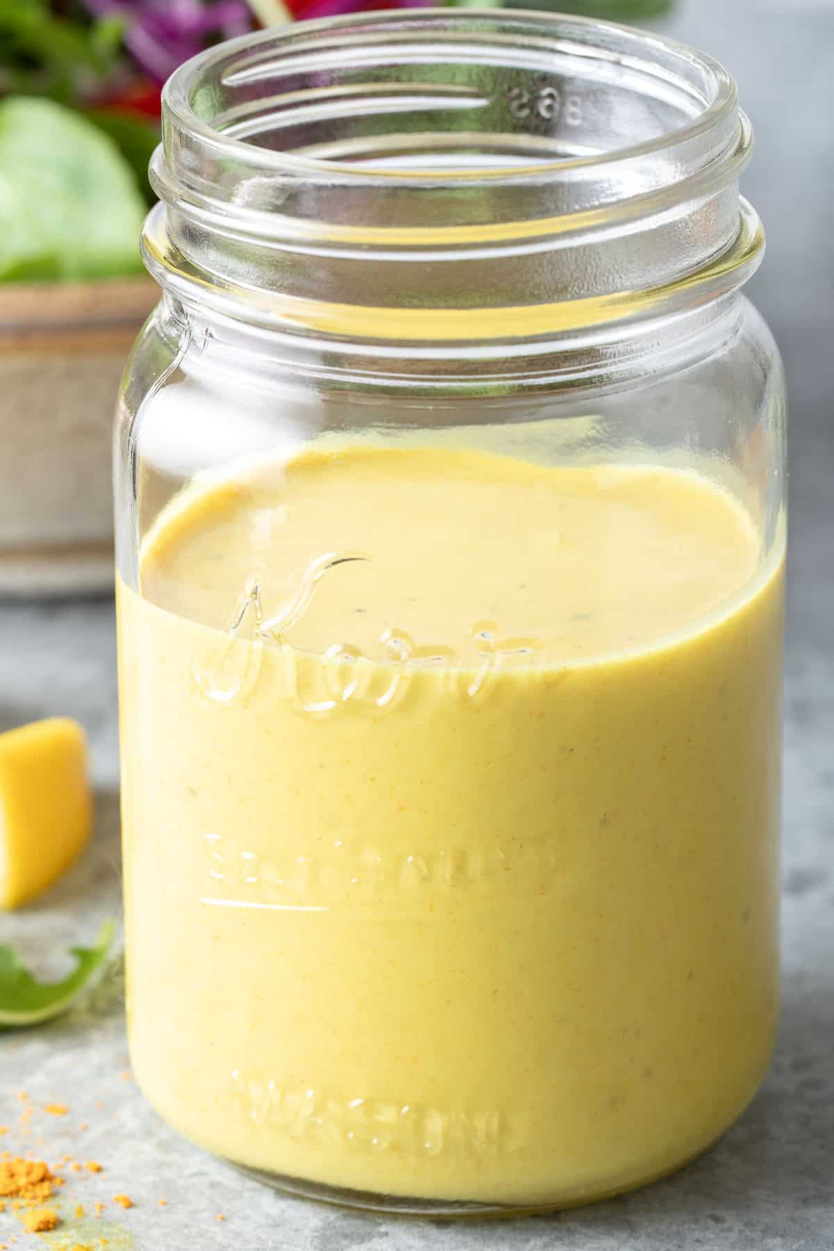 Turmeric Lemon Tahini Dressing - The Harvest Kitchen