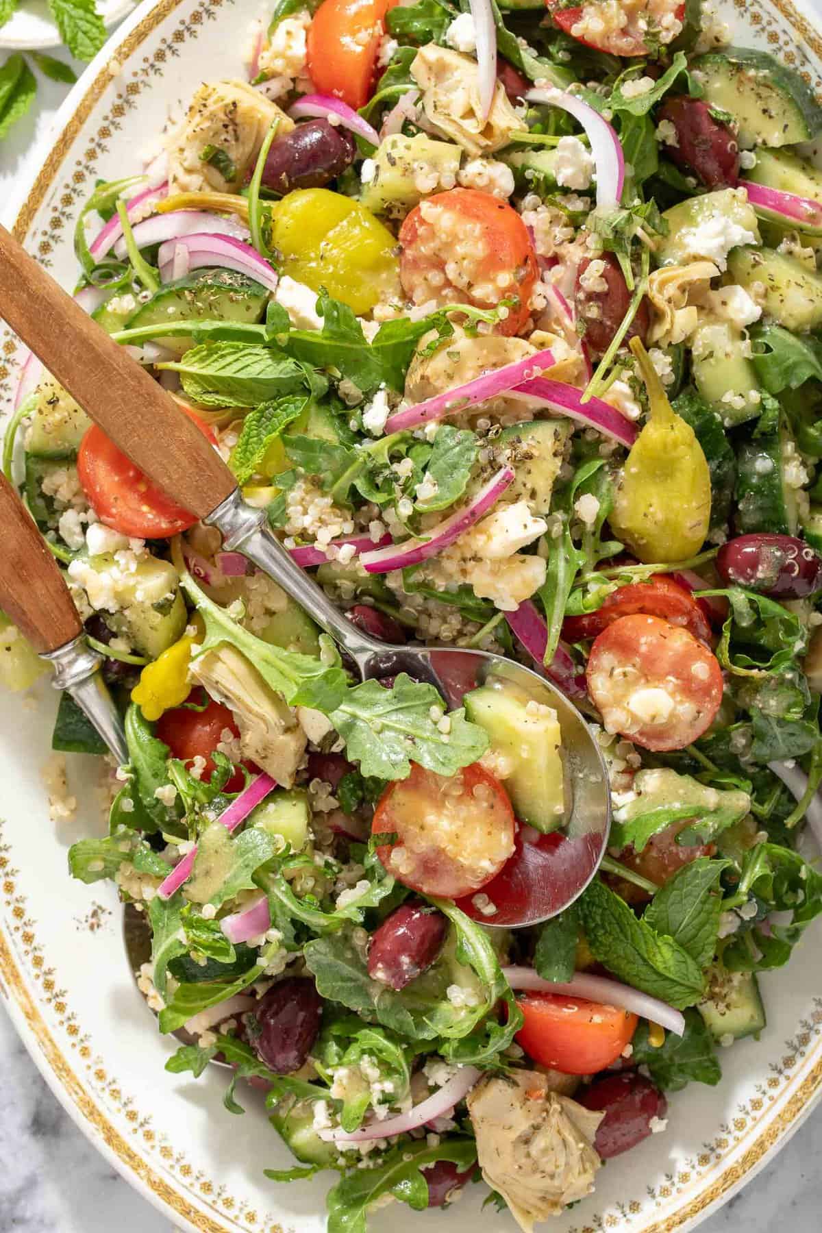 Greek Quinoa Salad - The Harvest Kitchen