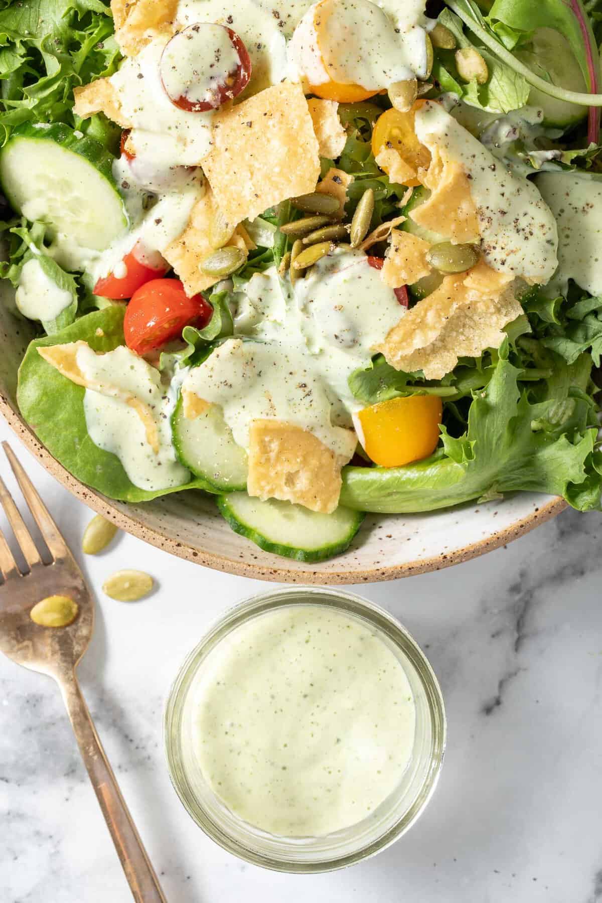 Cilantro Ranch Dressing - The Harvest Kitchen