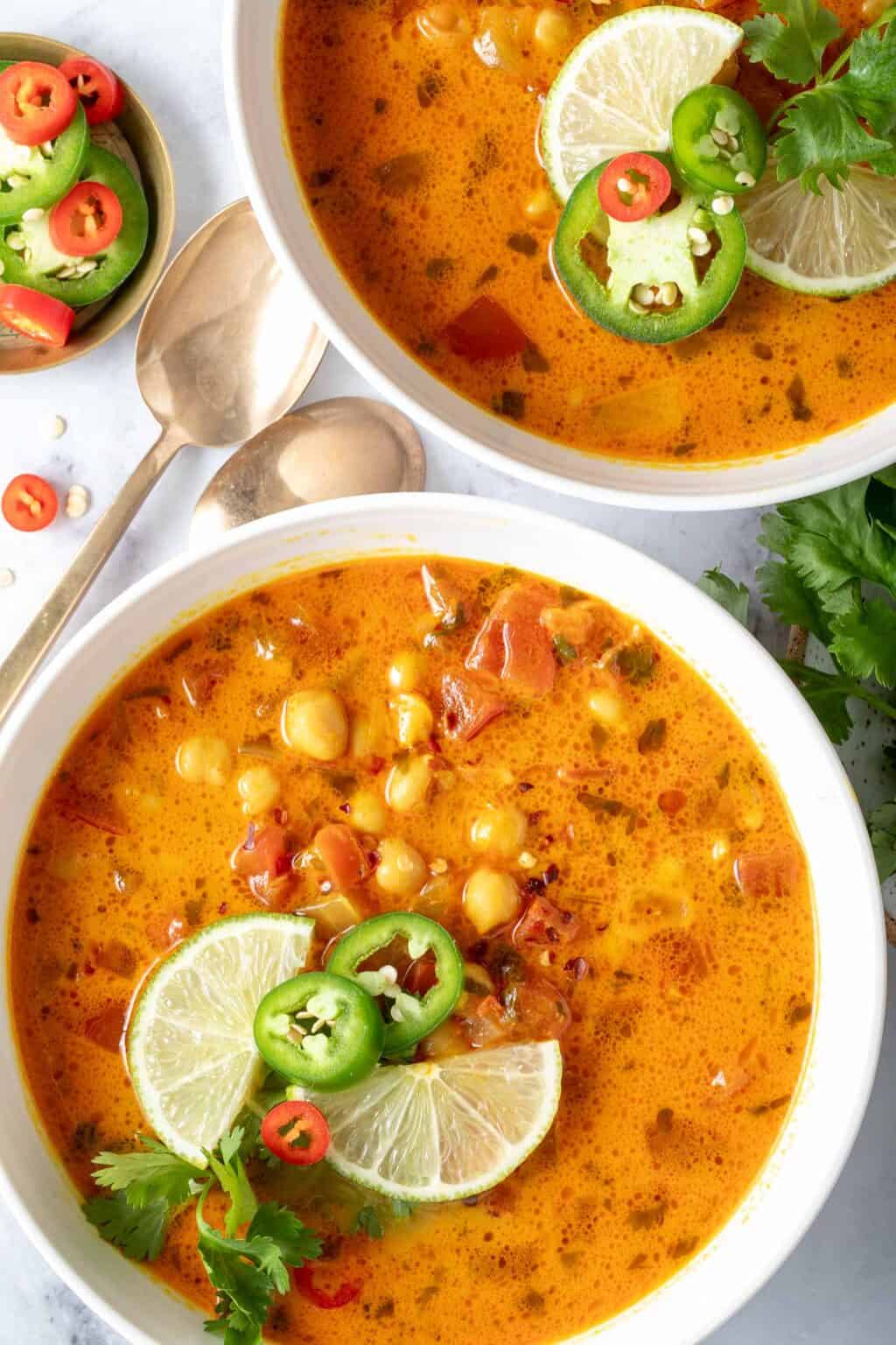 Chickpea Coconut Curry Soup - The Harvest Kitchen
