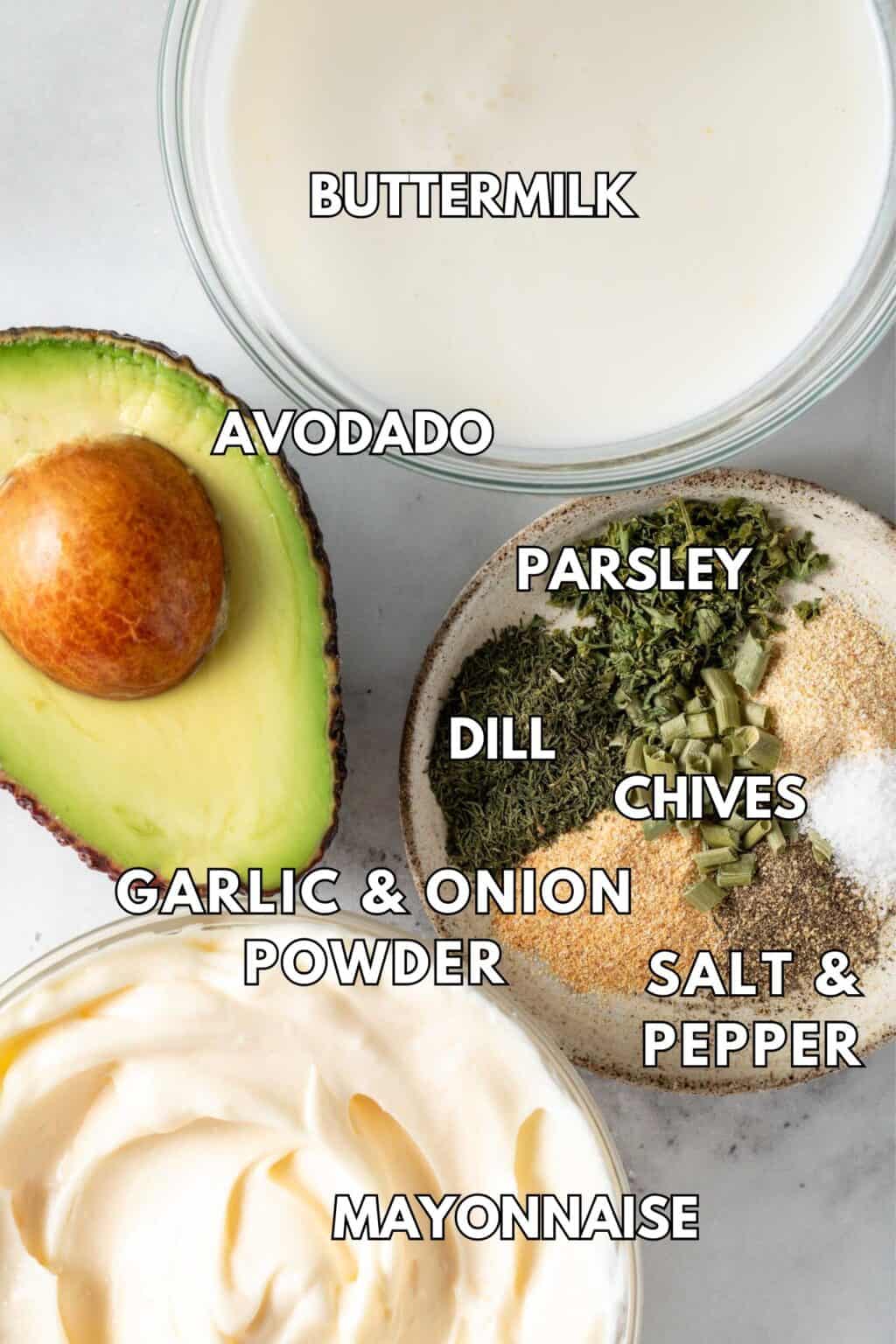 Avocado Ranch Dressing - The Harvest Kitchen