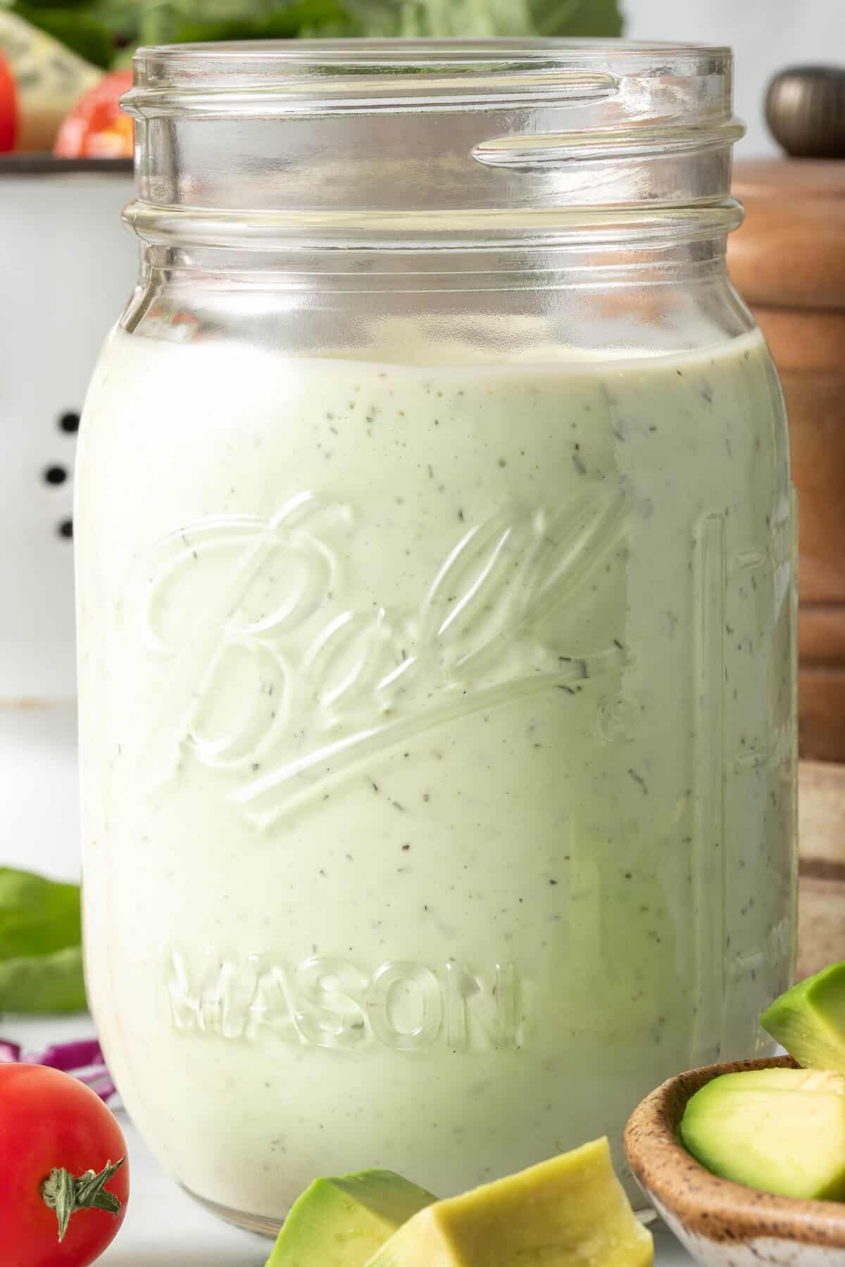 Avocado Ranch Dressing - The Harvest Kitchen