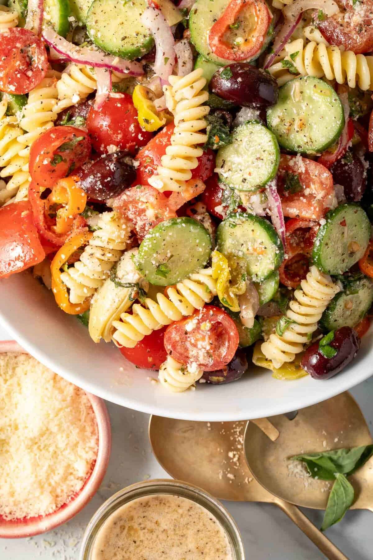 Italian Pasta Salad - The Harvest Kitchen