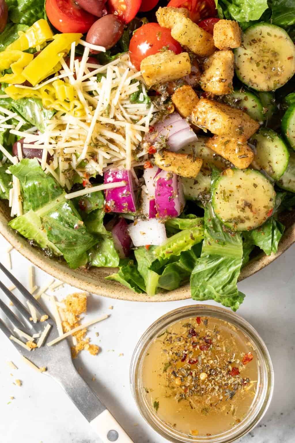 Zesty Italian Salad Dressing - The Harvest Kitchen