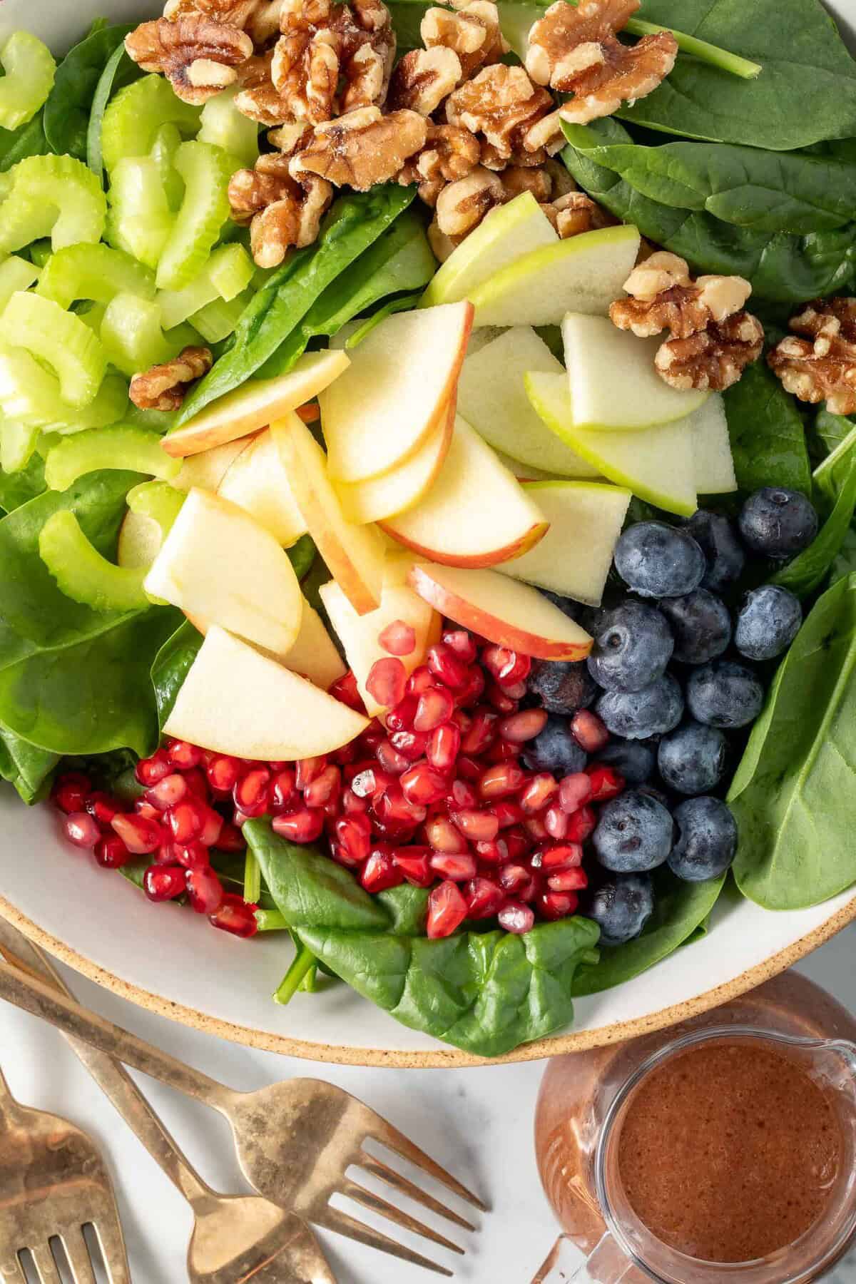 Apple Spinach Salad The Harvest Kitchen