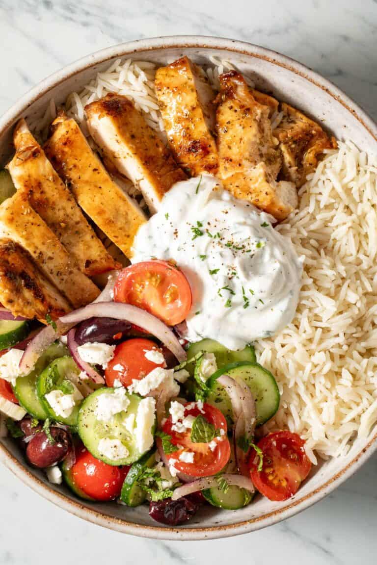 Greek Chicken Bowl - The Harvest Kitchen