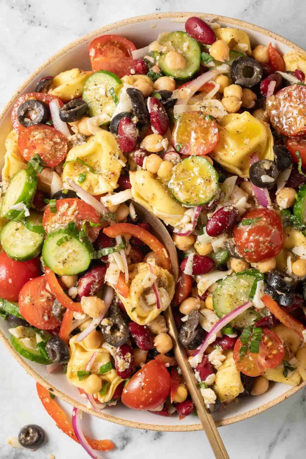 Tortellini Pasta Salad - The Harvest Kitchen